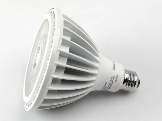 Maxlite Non-Dimmable 38W High Output 120V-277V 40 Degree 3000K PAR38 LED Bulb, Wet Rated ...