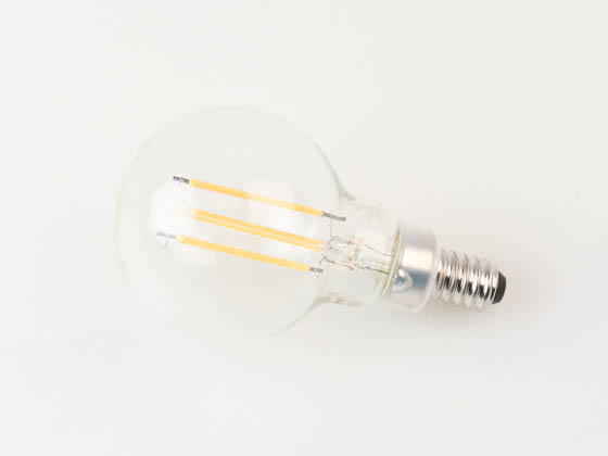Bulbrite Dimmable 4W 3000K G-16 Filament LED Bulb, Enclosed Rated ...