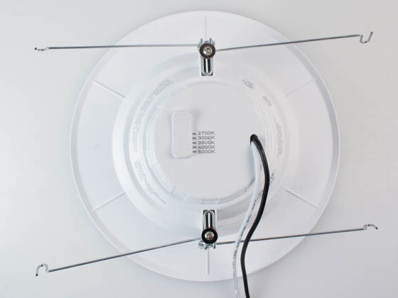 Bulbrite 14W Dimmable LED 5/6" Color Selectable Downlight, White Finish ...