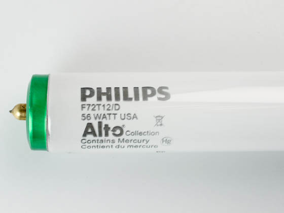 Philips 56W 72in T12 SinglePin Daylight White Fluorescent Tube | F72T12 ...