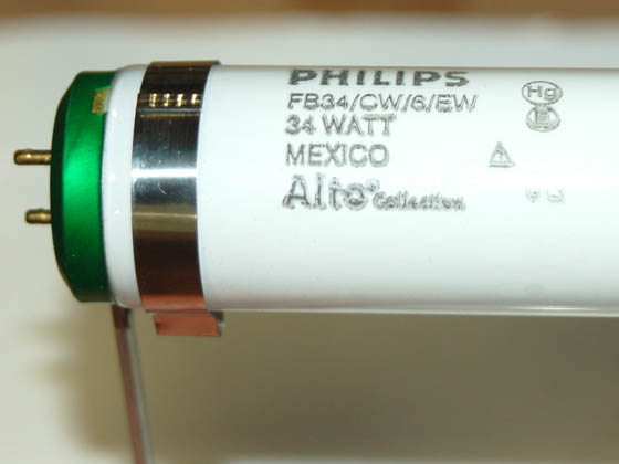 Philips 34 Watt, 6 Inch Gap T12 Cool White UBent Fluorescent Bulb ...