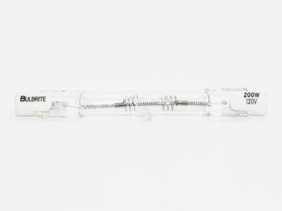 Bulbrite 200W 120V T3 Clear Short Halogen Bulb | Q200T3/S | Bulbs.com