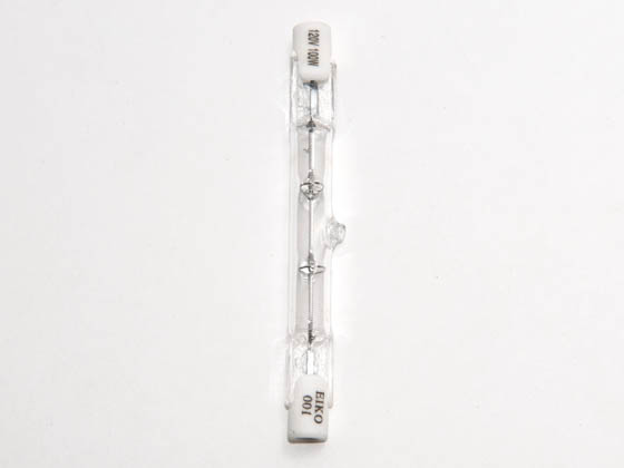 Eiko 100W 120V T3 Clear Short Halogen Bulb | Q100W/S120V | Bulbs.com