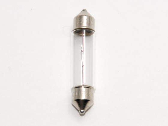 Bulbrite 3W 12V Clear Xenon Bulb, Festoon Base | FEX3/12 | Bulbs.com