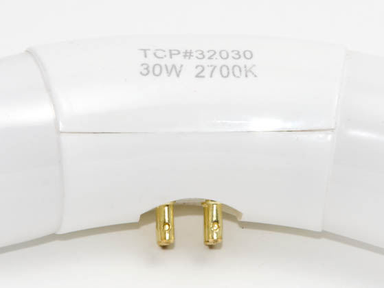 TCP 30W 9in Diameter T9 Warm White Circline Bulb | FCL-30EX-L | Bulbs.com