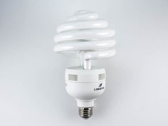 Long Star 55W 120V Bright White Spiral CFL Bulb | FE-US-55W-50K | Bulbs.com