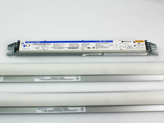 Everline Dimmable 61.6W 4000K 2' x 4' LED Troffer Retrofit Kit | LRK24 ...