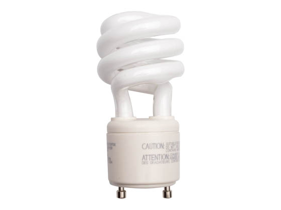 TCP 13W Bright White GU24 Spiral CFL Bulb | 33113SP50K | Bulbs.com