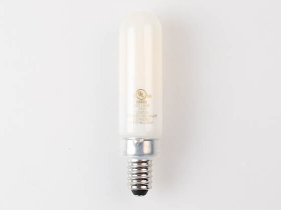 Bulbrite 4.5 Watt, T-6 LED Filament Bulb, 3000K, Milky Finish, Enclosed Rated, E12 Base | LED4T6 ...