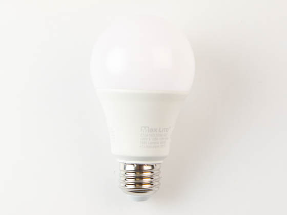 Maxlite Dimmable 13W 4000K A19 LED Bulb, Enclosed Fixture Rated ...