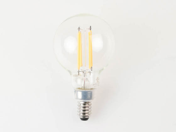 Bulbrite Dimmable 4W 3000K G-16 Filament LED Bulb, Enclosed Rated ...