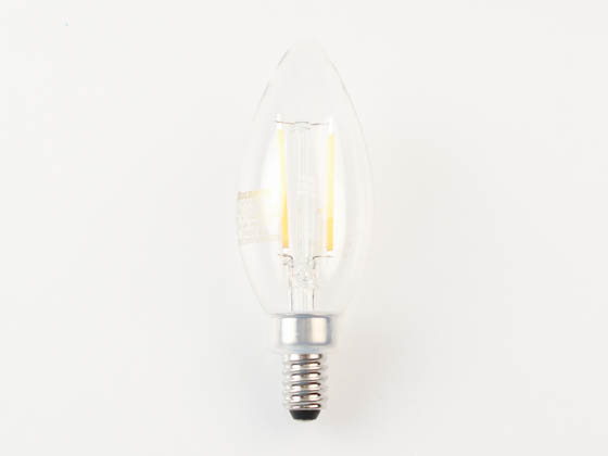 Bulbrite Dimmable 2.5W 2700K Decorative Filament LED Bulb, Enclosed Fixture Rated | LED2B11/27K ...