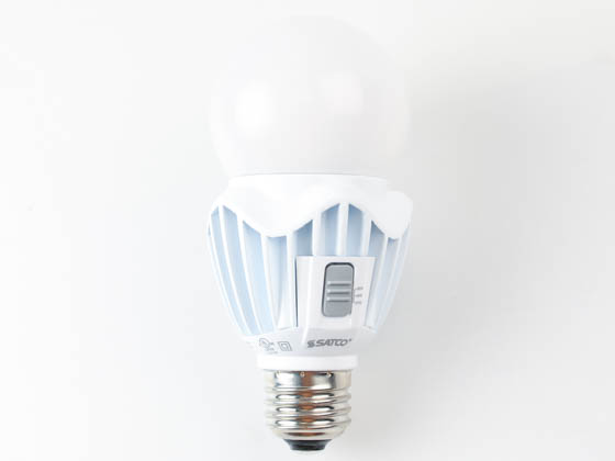 Satco 125 Watt Equivalent, 15W 120-277V Color Selectable A-21 LED Bulb ...