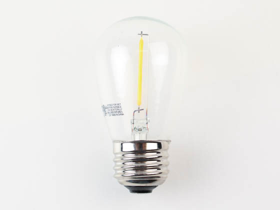 Bulbrite Non-Dimming 0.7W 2400K S14 Filament LED Bulb, Rated For ...