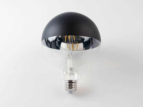 Bulbrite Dimmable Half-Black G-40 LED Filament Bulb, 2700K, Medium (E26 ...