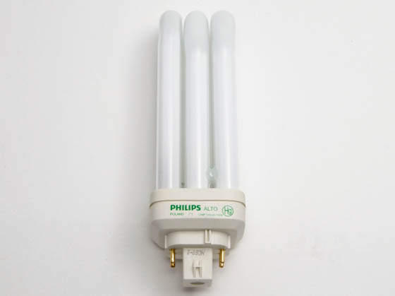Philips 32 Watt, 4-Pin Neutral White Long Triple Twin Tube CFL Bulb | PL-T 32W/35/4P/ALTO (4-Pin ...