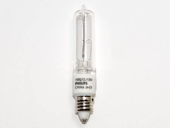 Philips 150 Watt, 130 Volt T4 Clear Halogen Mini-Can Bulb | 150Q/CL ...