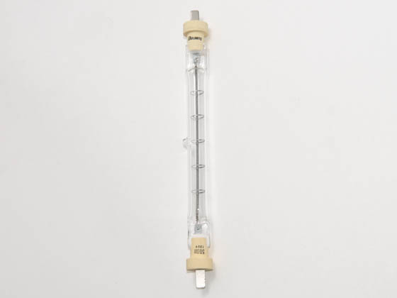 Bulbrite 500 Watt, 130 Volt T3 Clear Halogen Pin Blade Bulb | Q500T3/PB ...