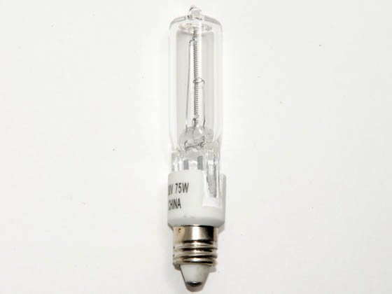 75 Watt, 130 Volt T4 Clear Halogen Mini-Can Bulb | 75Q/CL (130V, Mini ...