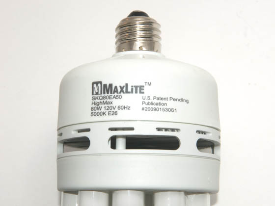 MaxLite 80W Bright White CFL Bulb, E26 Base | SKQ80EA50 | Bulbs.com