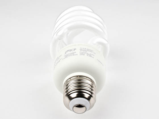 TCP 23W Warm White Spiral CFL Bulb, E26 Base | TCP 801023 | Bulbs.com