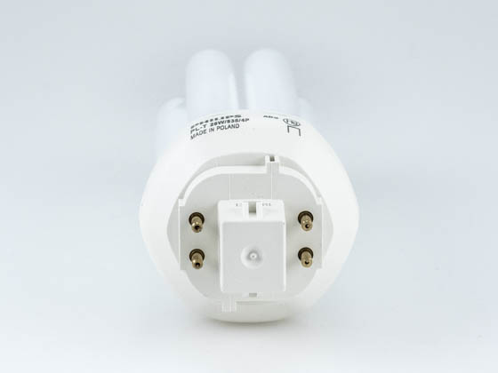 Philips PL-T 26W 4 Pin Neutral White Long Triple Twin Tube | PL-T 26W/35/4P/ALTO (4-Pin) | Bulbs.com