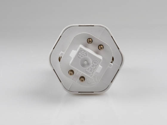 GE 18W 4 Pin GX24q2 Soft White Triple Twin Tube CFL Bulb | F18TBX/830/A/ECO | Bulbs.com