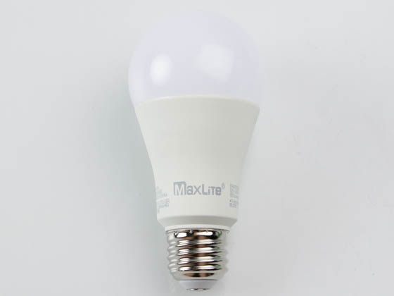 Maxlite Non-Dimmable 14W 5000K A19 LED Bulb, Enclosed Fixture Rated ...