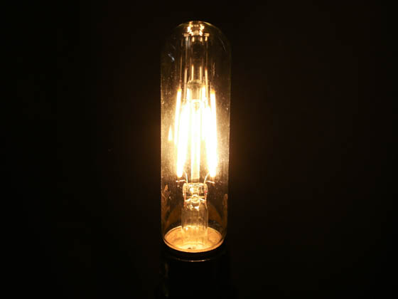 Bulbrite Dimmable 5W 2700K 90 CRI T9 Filament LED Bulb, Enclosed and Wet Rated, T20/T24 ...