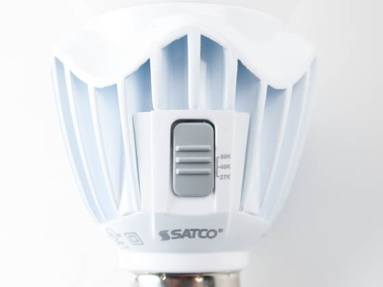 Satco 125 Watt Equivalent, 15W 120-277V Color Selectable A-21 LED Bulb ...