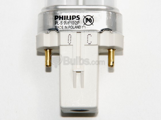 Philips 9 Watt 2-Pin Black Light Single Twin Tube CFL Bulb | PL-S 9W/10 ...