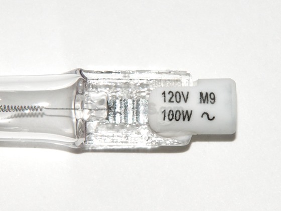 Philips 100 Watt, 120 Volt T3 Clear Halogen Double Ended Bulb ...