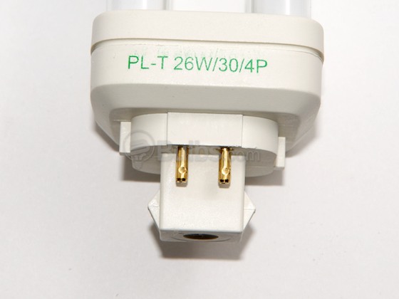 Philips 26 Watt, 4-Pin Warm White Triple Twin Tube CFL Bulb | PL-T 26W/30/4P/ALTO (4-Pin ...