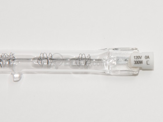 Philips 300W 120V T3 Clear Halogen Double Ended Bulb | 300T3Q/CL (120V ...