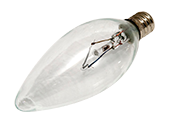 Satco 25W 120V T6 Vintage Decorative Bulb, E12 Base | 25T6/CL/E12/120V ...