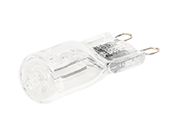 Sylvania 25W 230V T4 Clear Halogen 9mm Bipin Bulb | Q25G9/230V | Bulbs.com