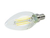 Bulbrite Dimmable 5W 3000K Decorative Filament LED Bulb, Enclosed Fixture Rated | LED5B11/30K ...