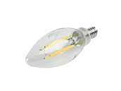 Bulbrite Dimmable 4W 2700K 90 CRI Decorative Filament LED Bulb ...